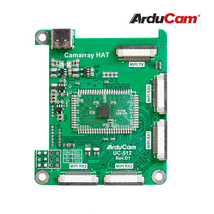 Arducam 1MP*2 Stereoscopic Camera Bundle Kit for RPi, Two OV9281 Global Shutter Monochrome ...